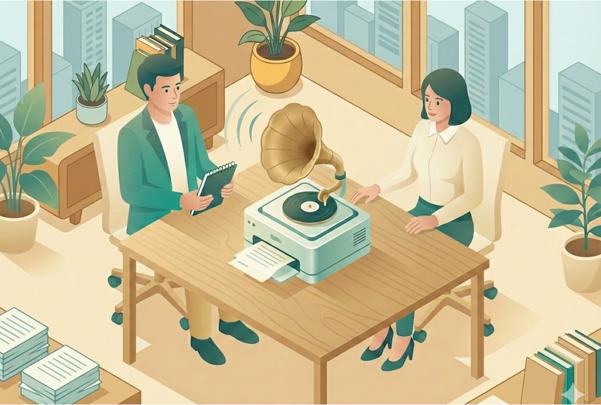 Practical end-to-end setup for interviews using audio recording ...